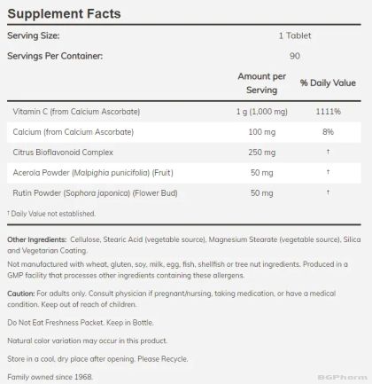 Купи Витамин Ц 1000 Комплекс х 90 таблетки Now Foods | Vitamin C ...